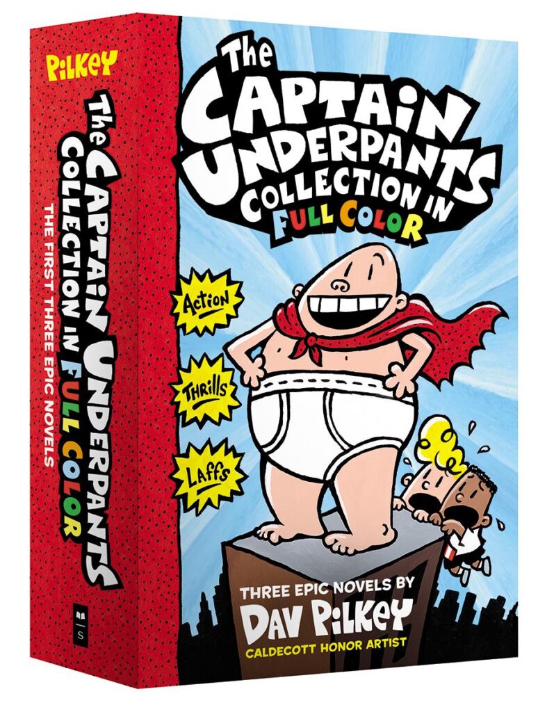 The Captain Underpants Color Collection Captain Underpants 1 3 Boxed Set Lovereading Books